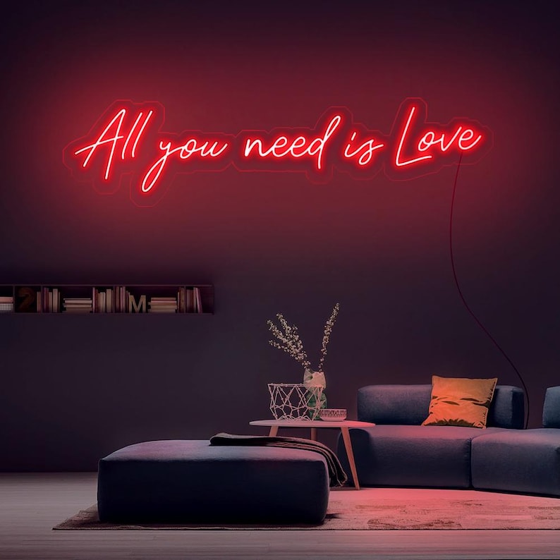Personalized LED Neon Sign – Custom Text & Logo – Wedding Decoration ...