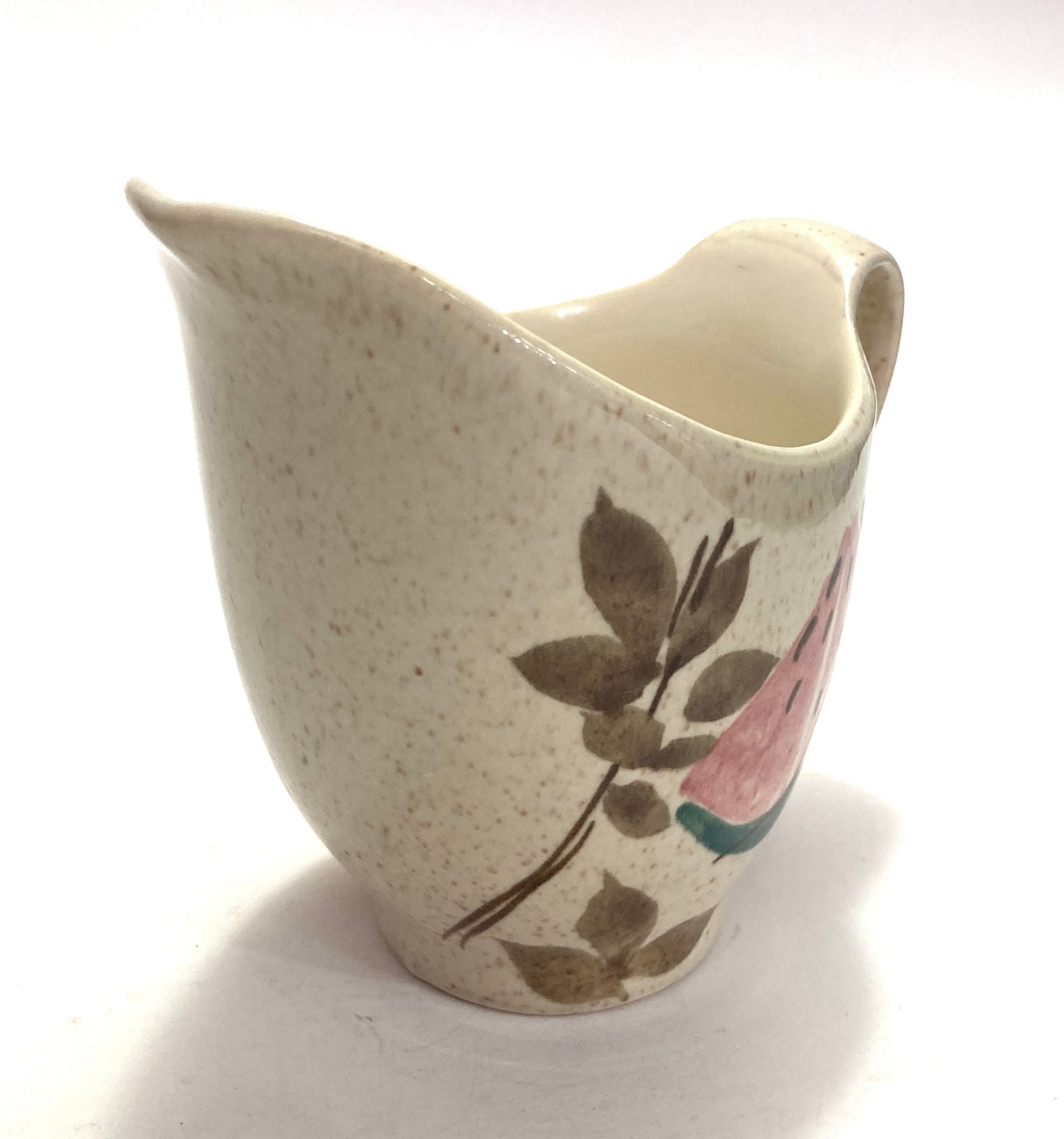 Vintage RED WING Pottery Tampico Mid Century Ceramic Watermelon Creamer ...