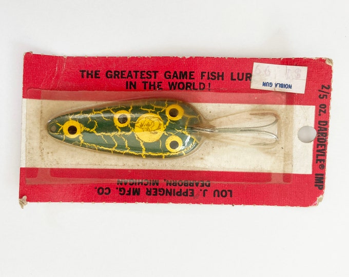 Vintage Eppinger Dardevle Imp Lure in Original Package Fishing Lure ...