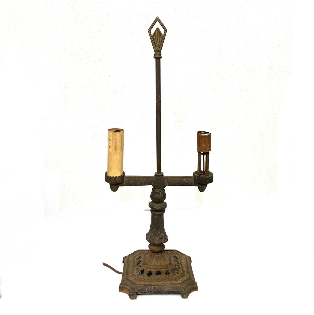 Antique Cast Metal Candelabra Table Lamp Base for Parts Restoration - Etsy