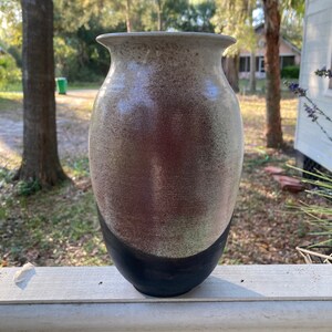 Striking Vintage Mid Century 8 1/8 Studio Art Pottery Ceramic Vase MCM ...