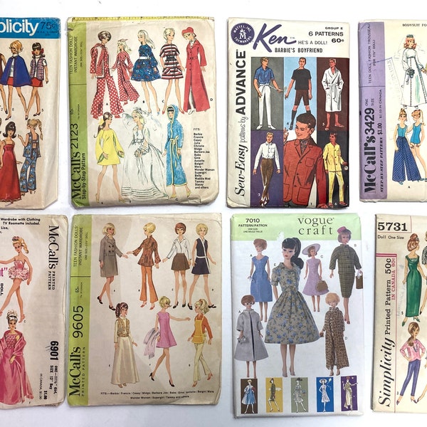 Vogue Barbie Pattern - Etsy
