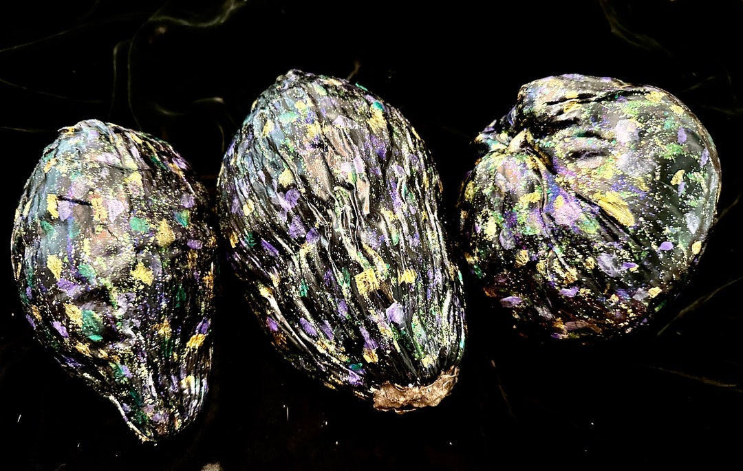 Mardi Gras Coconut Collection. Display Prop Centerpiece. - Etsy