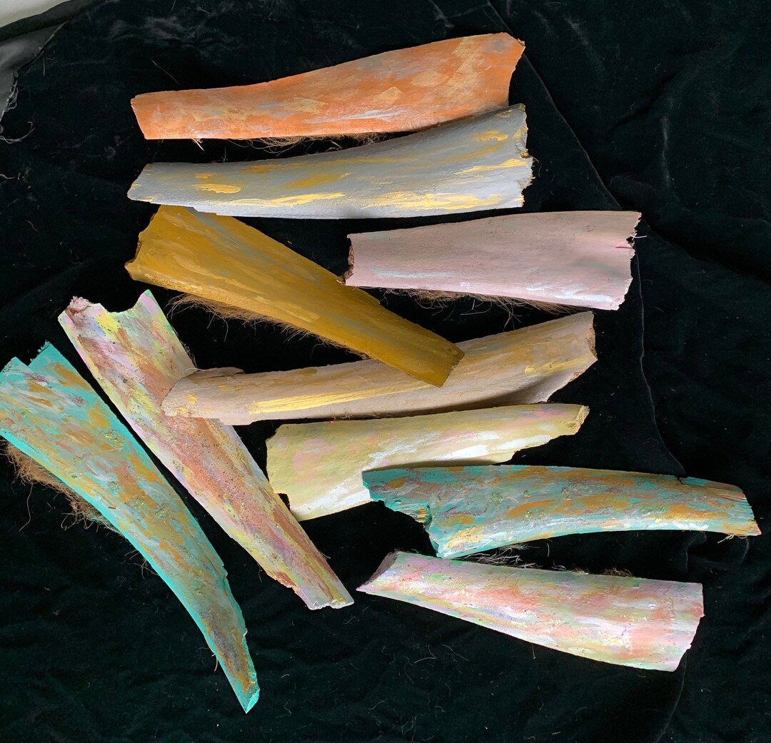 Palm Tree Wood, 8 Painted Ready for Crafting Your Project. - Etsy