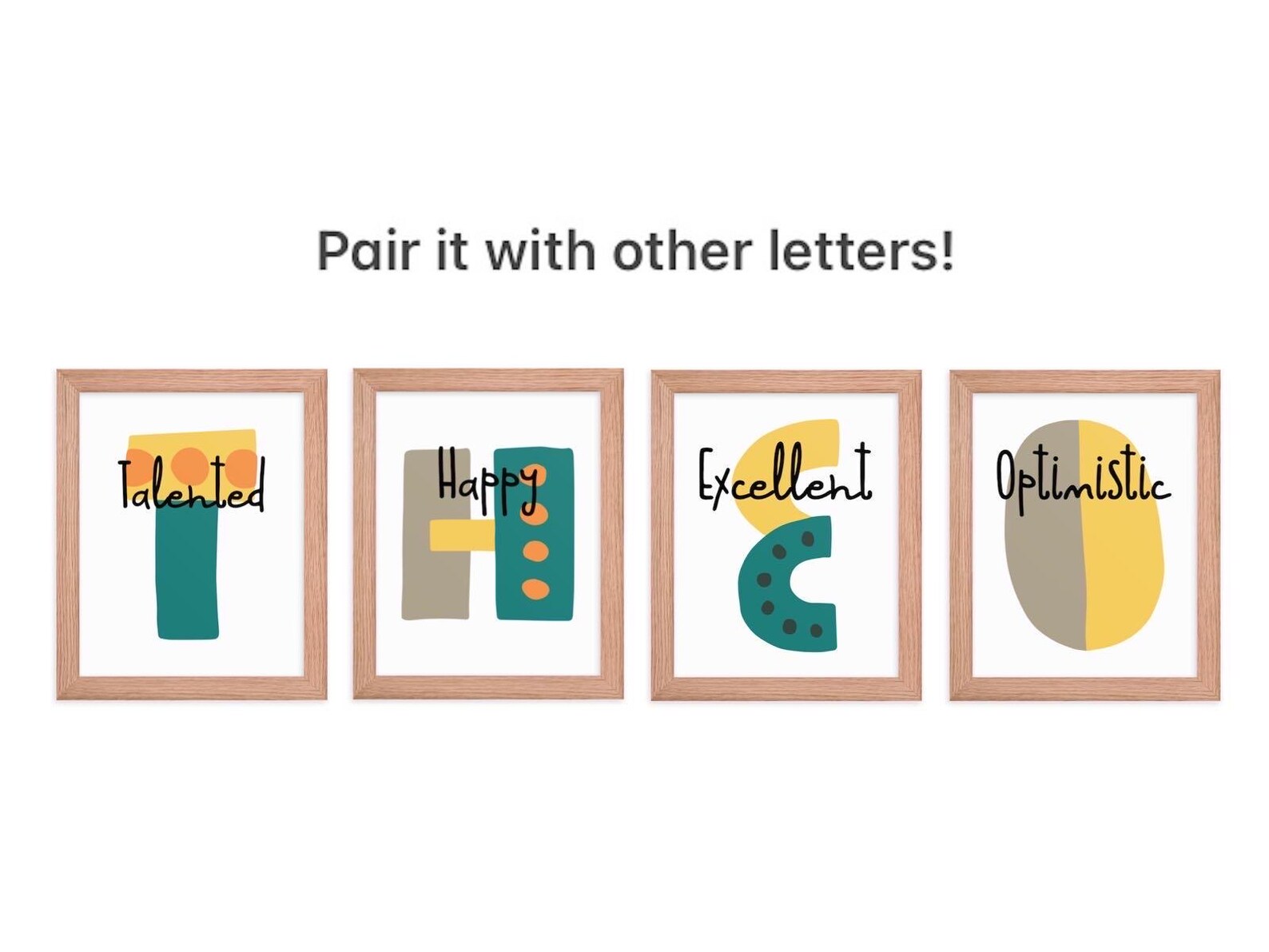 Letter T Printable, Talented Printable Wall Art - Etsy