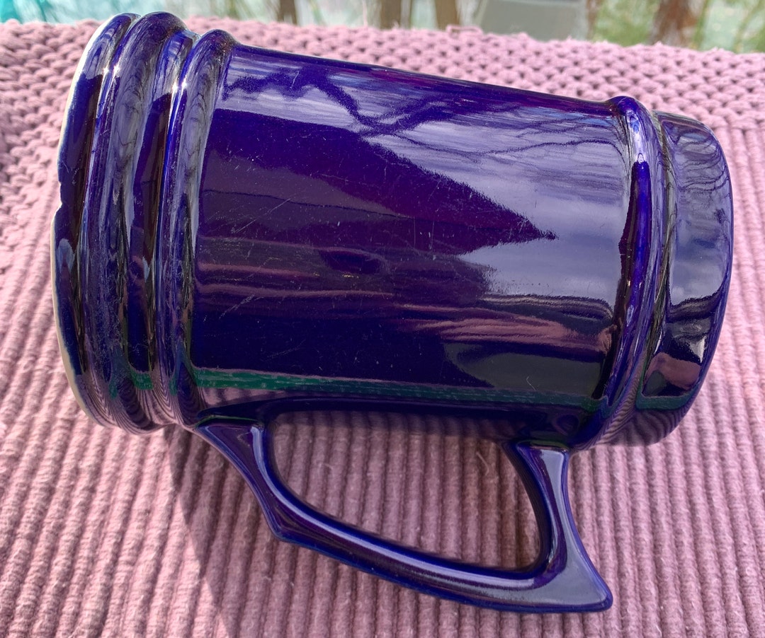 Vintage Cobalt Blue Beer China Mug FREE Domestic Shipping Collectible ...