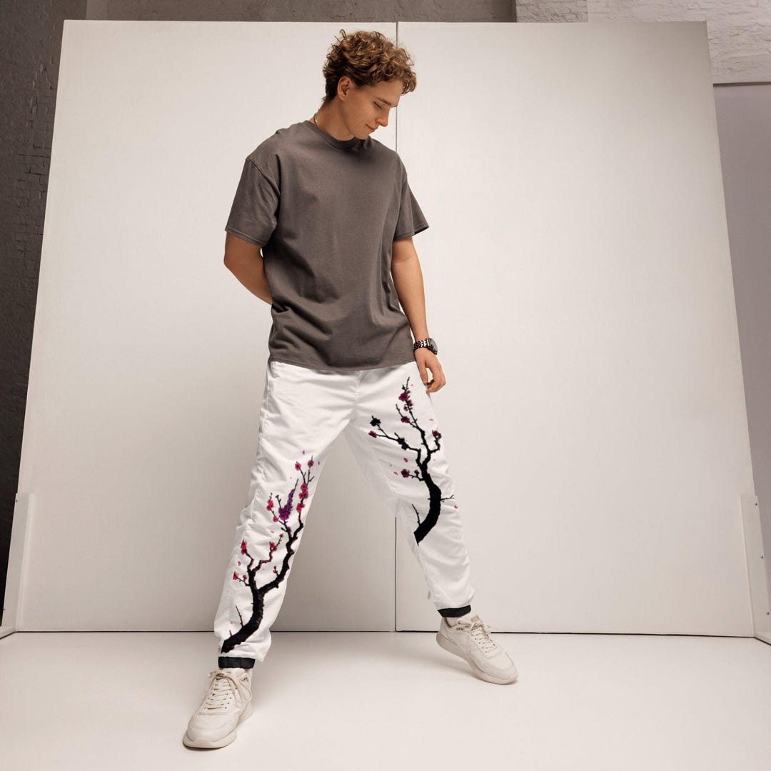 Ruby Raccoon Sakura Tree Unisex Track Pants - Etsy