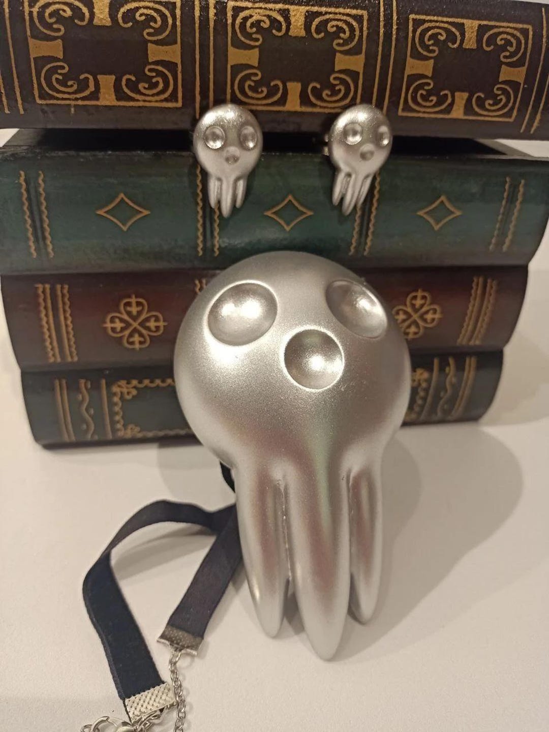 De_ath the K.id Rings and Tie Pin From So_ul Ea.ter Replica Hand Made ...