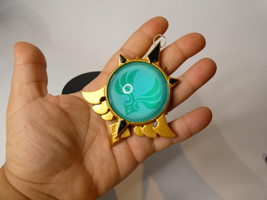 Genshin Impact Sucrose Vision Cosplay Prop Element Anemo Accessory ...