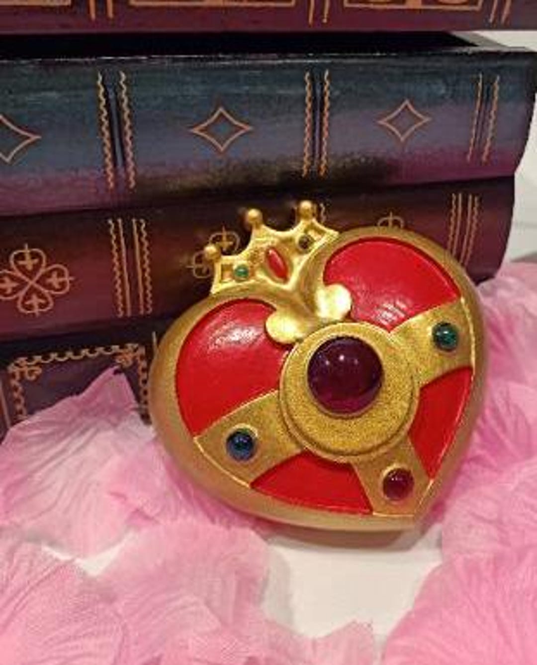 Sai.lor Mo_on Brooch Cos.mic He_art Replica Hand Made Hand Painted ...