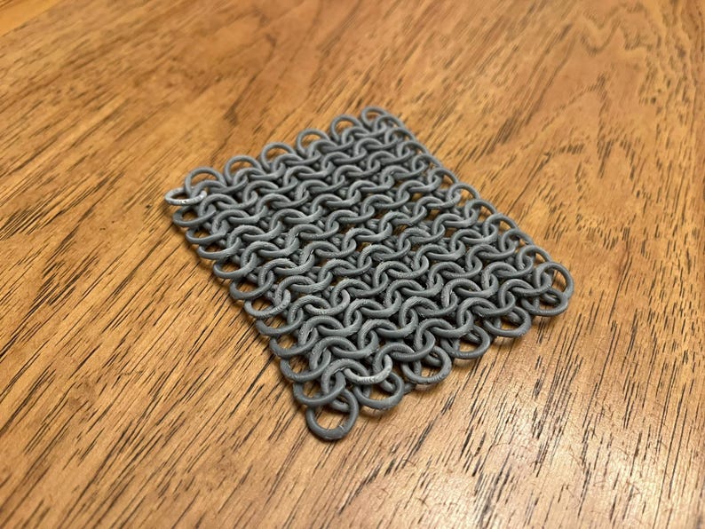 3D Printable Chainmail Fidget Square (PRINT FILE ONLY) - Etsy
