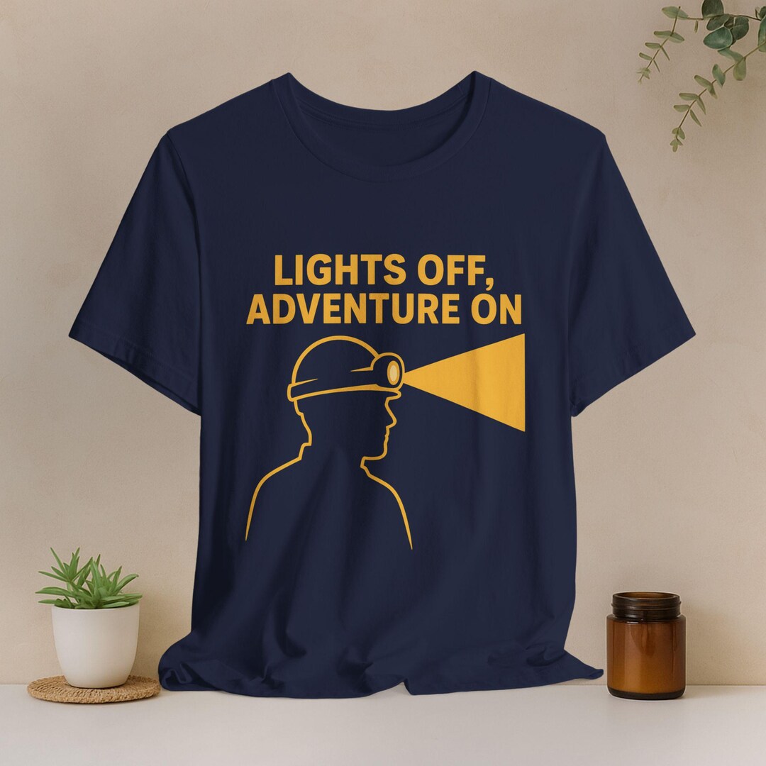 Caving Shirt Spelunking T-shirt Lights off Adventure on Cave Explorer ...
