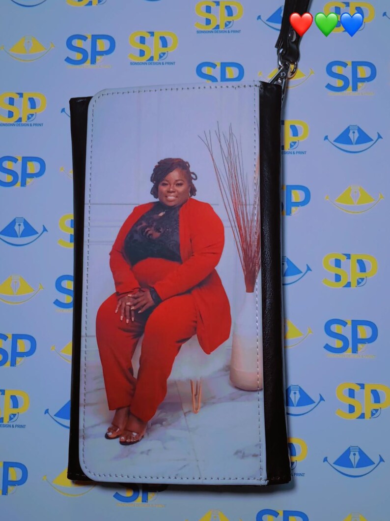 Personalized Women's Wallet With Custom Sublimation Image A Unique Gift ...