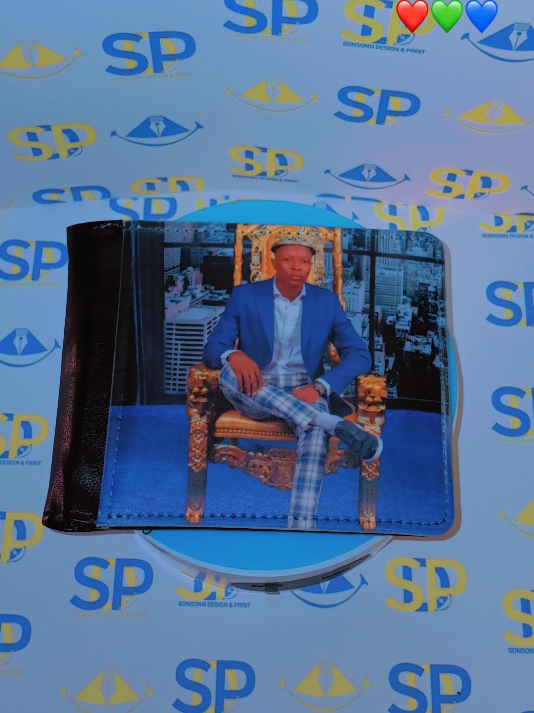 Custom Photo Wallet for Him, Men's Personalized Wallet, Father's Day ...