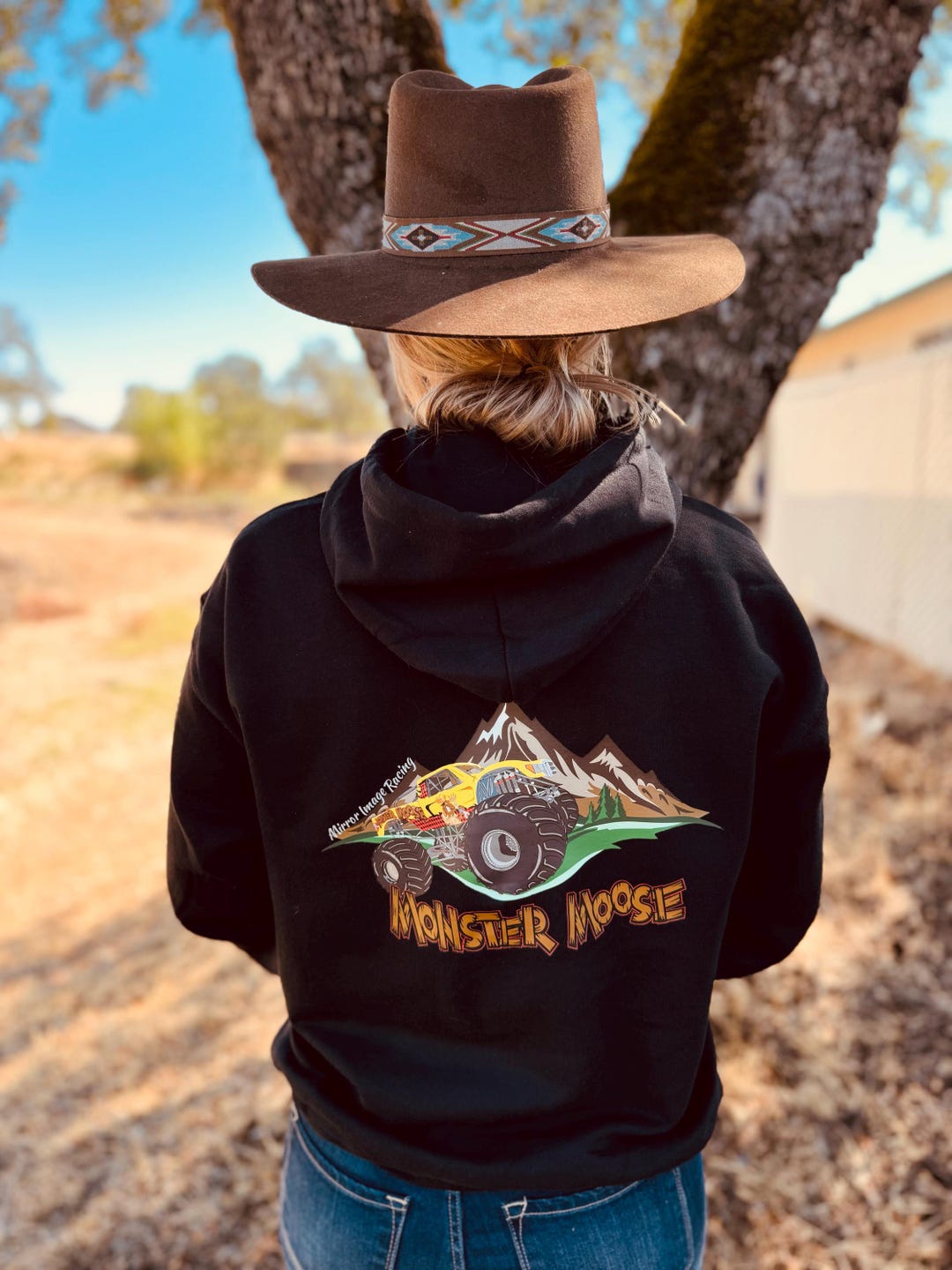 Monster Moose Monster Truck Sweatshirt - Etsy