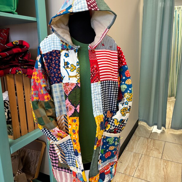 Patchwork Quilt Jacket - Etsy