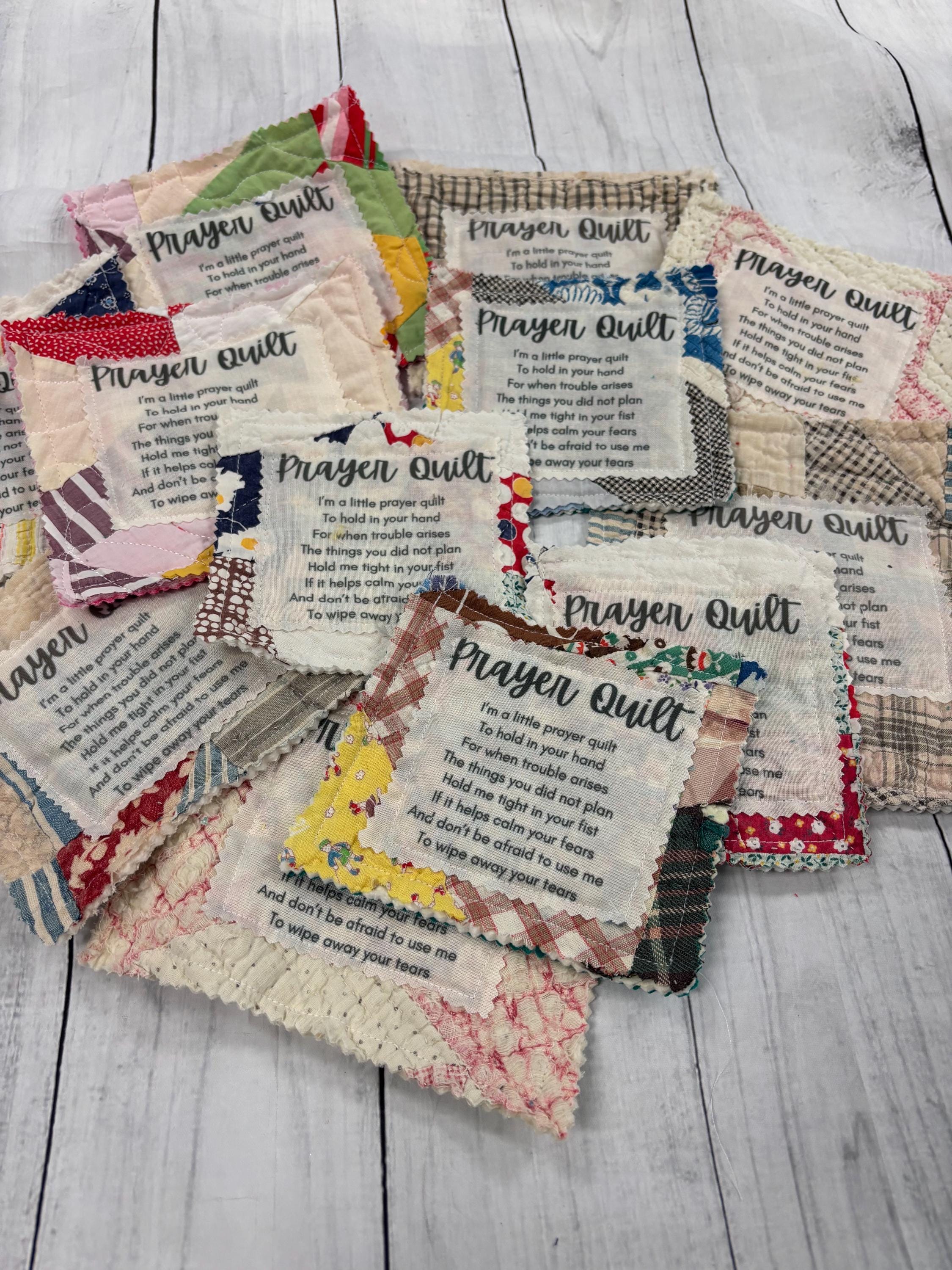 Pocket Prayer Quilt, Prayer Quilt, Quilt Square, Handmade Quilt, Prayer ...