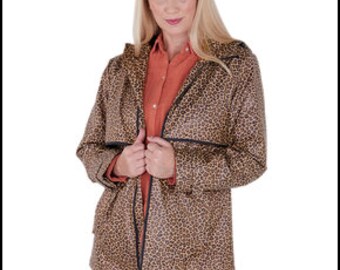 Leopard Raincoat - Etsy