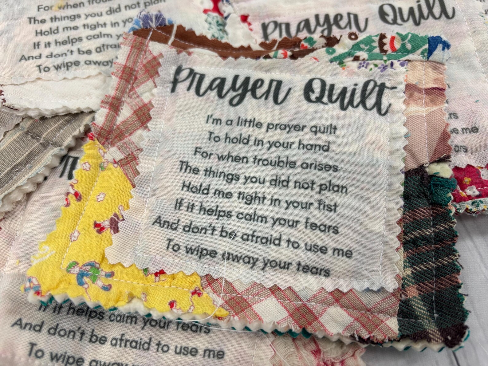 Pocket Prayer Quilt, Prayer Quilt, Quilt Square, Handmade Quilt, Prayer ...