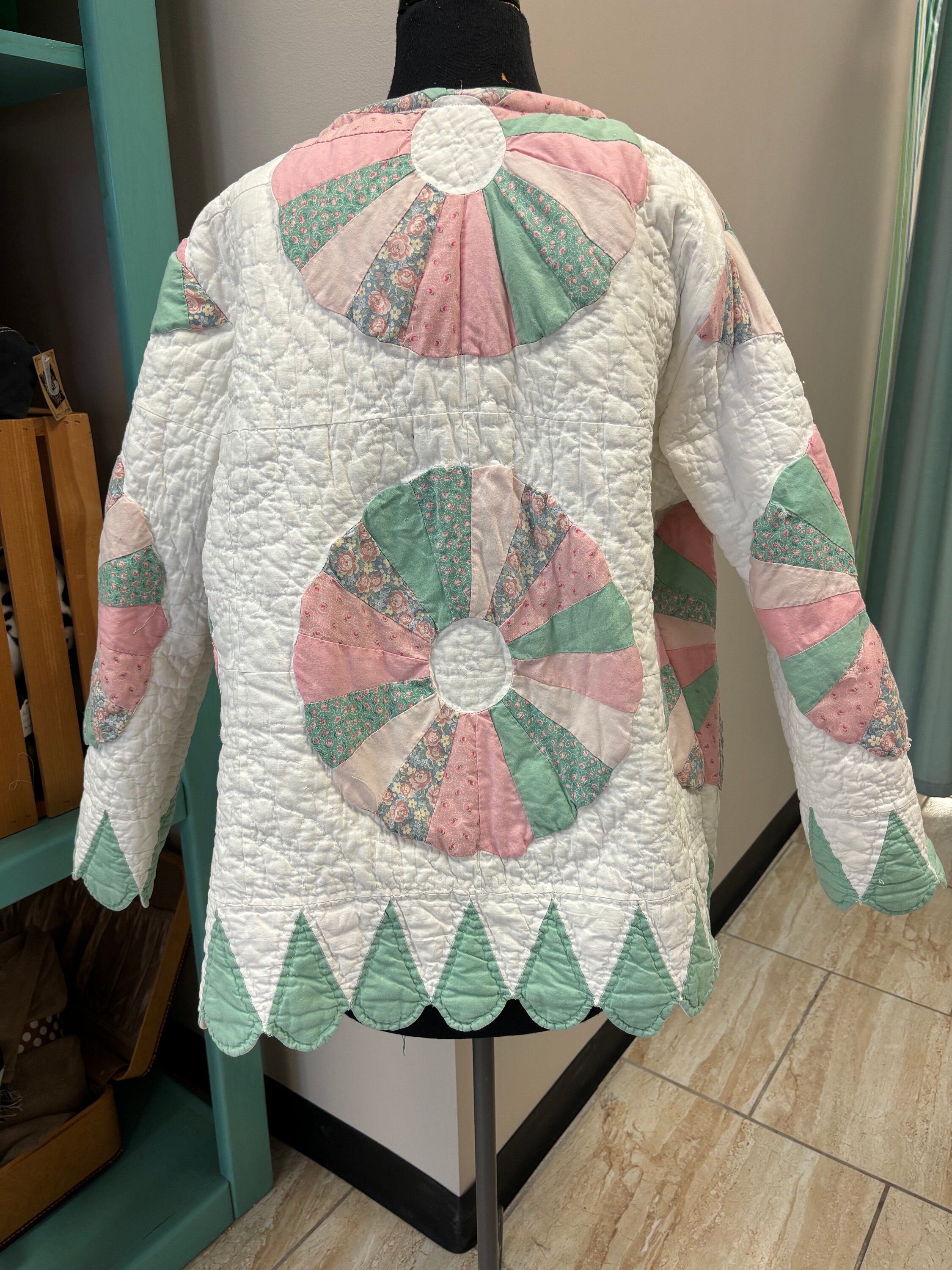 Vintage Quilt Jacket Dres Den Plate Design - Etsy