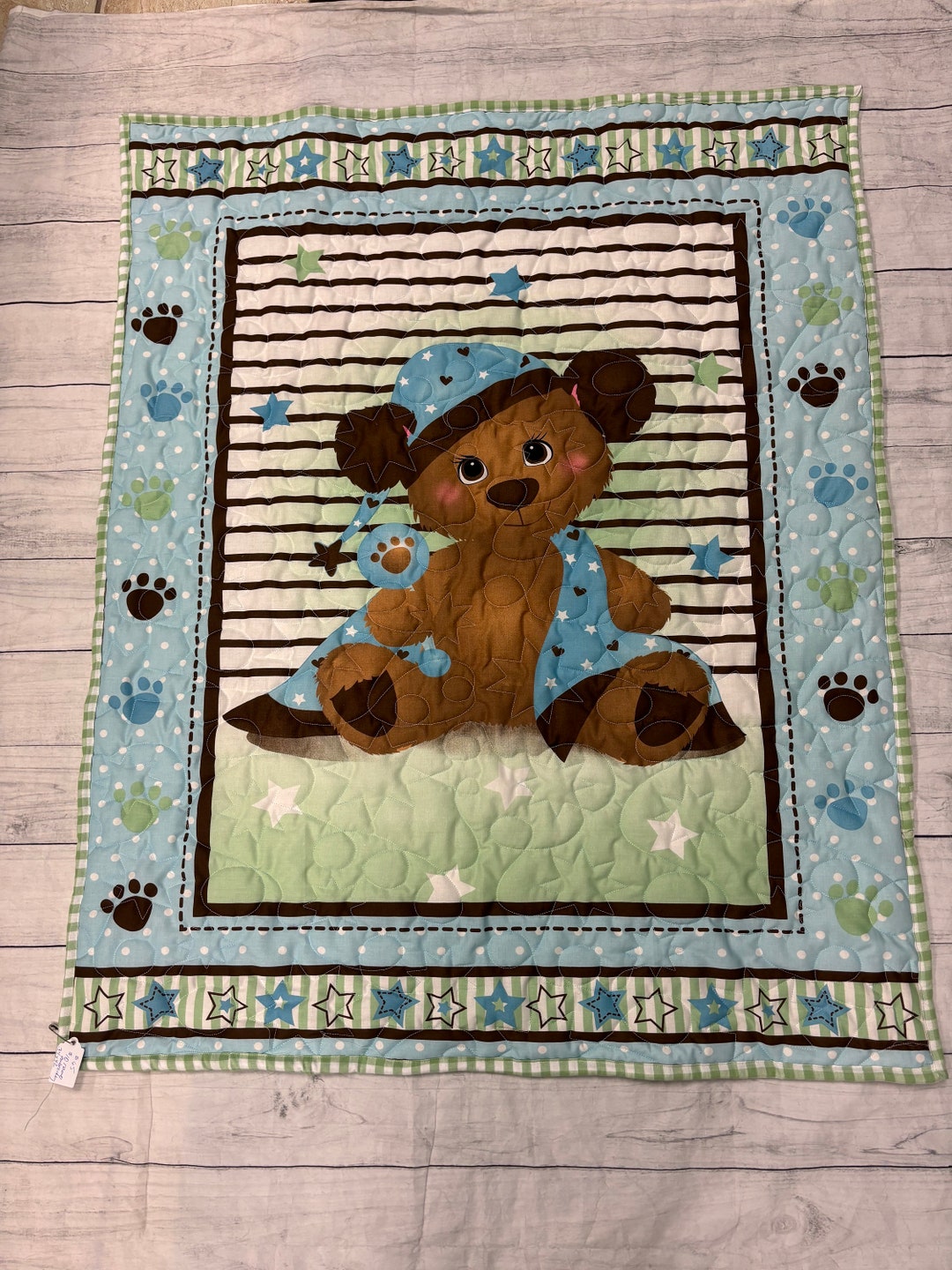 Puppy Baby Quilt - Etsy