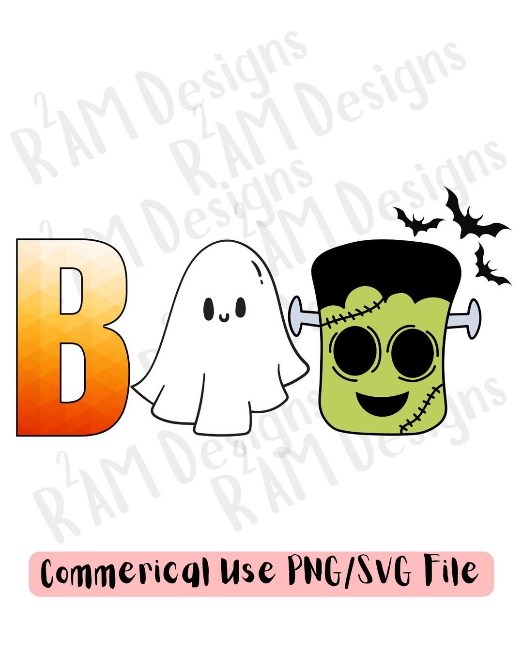 Boo Halloween PNG/SVG, Boy Boo PNG, Frankenstein Boo Shirt Digital ...