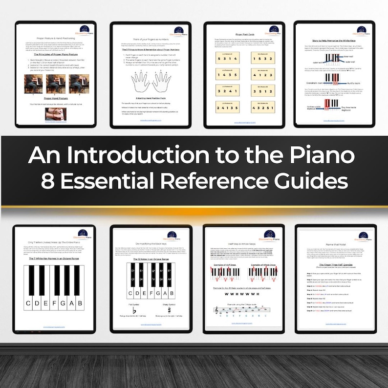 An Introduction to the Piano, 8 Essential Reference Guides - Piano ...
