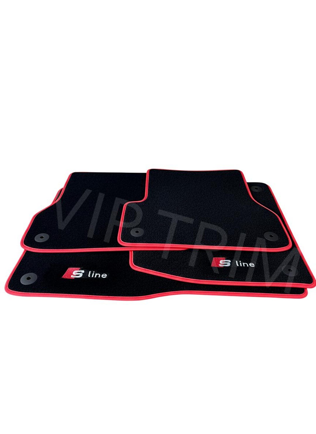 Velour Car Carpet Floor Mats for A1, A3, A4, A5, A6, A7, A8, S, RS, Q2 ...