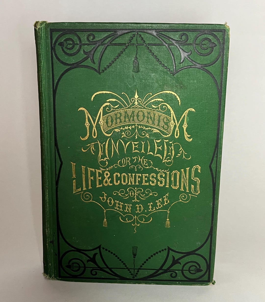 1877 Mormonism Unveiled: John D. Lee Memoir, Antique Book - Etsy