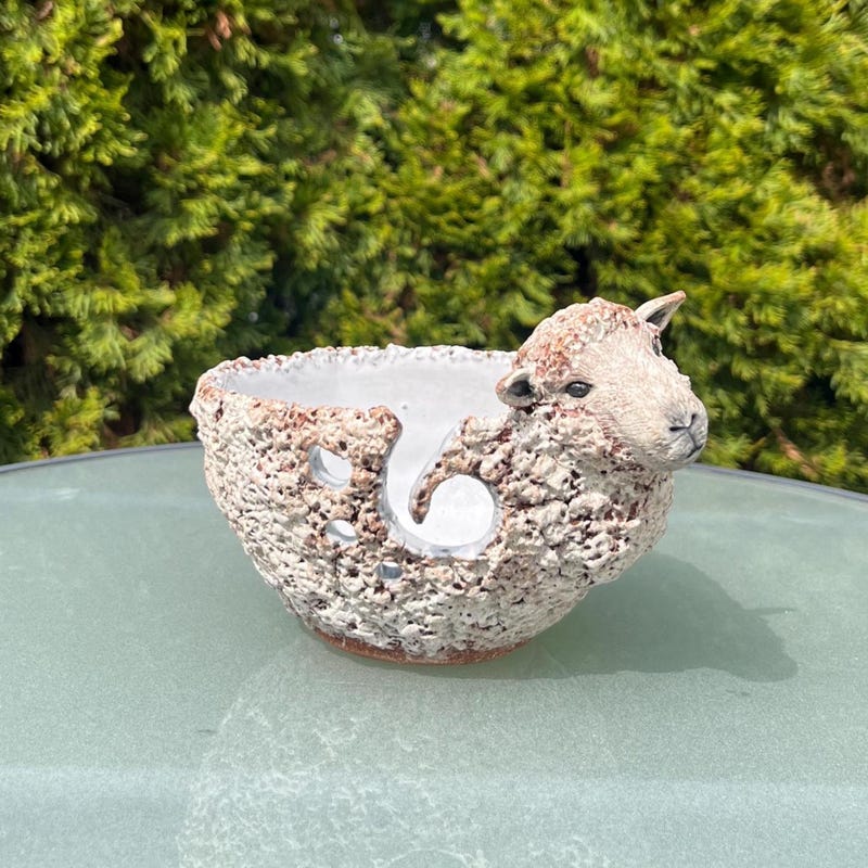 Sheep Yarn Bowl - Etsy