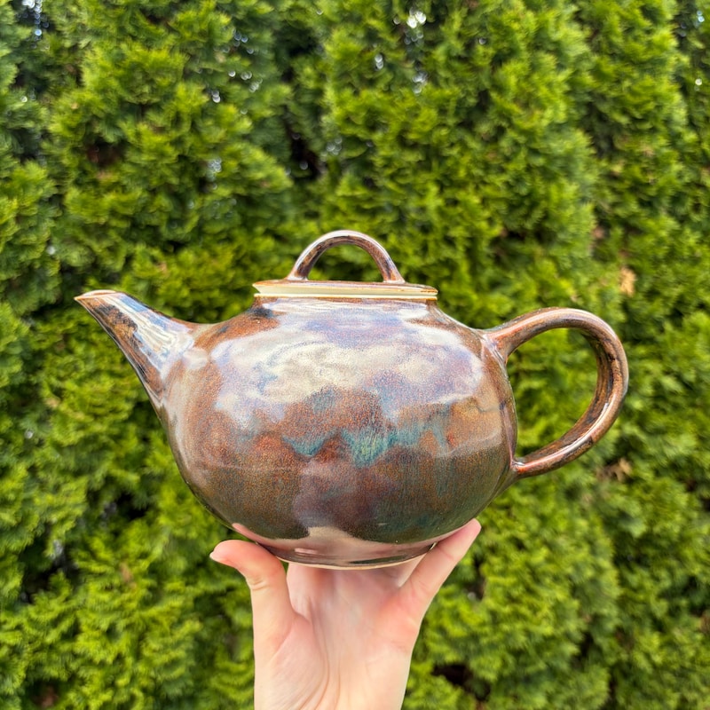 40 Oz Ceramic Teapot - Etsy