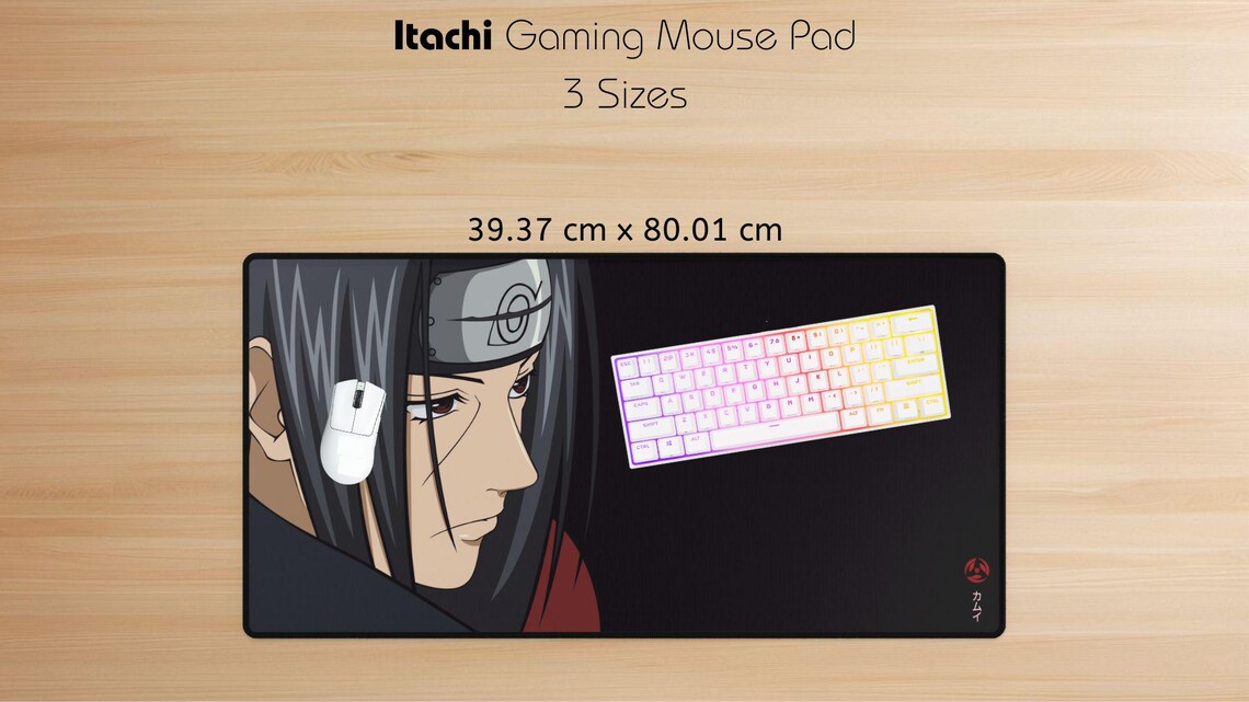 Itachi Gaming Desk Mat, Anime Mousepad, Non-slip Desk Protector, Gift ...