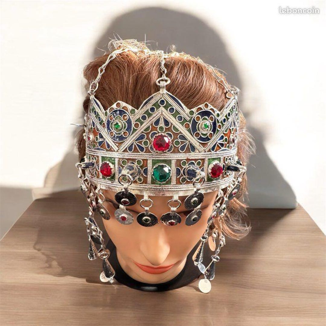 Berber Headdress, Berber Head Ornament taounza - Etsy