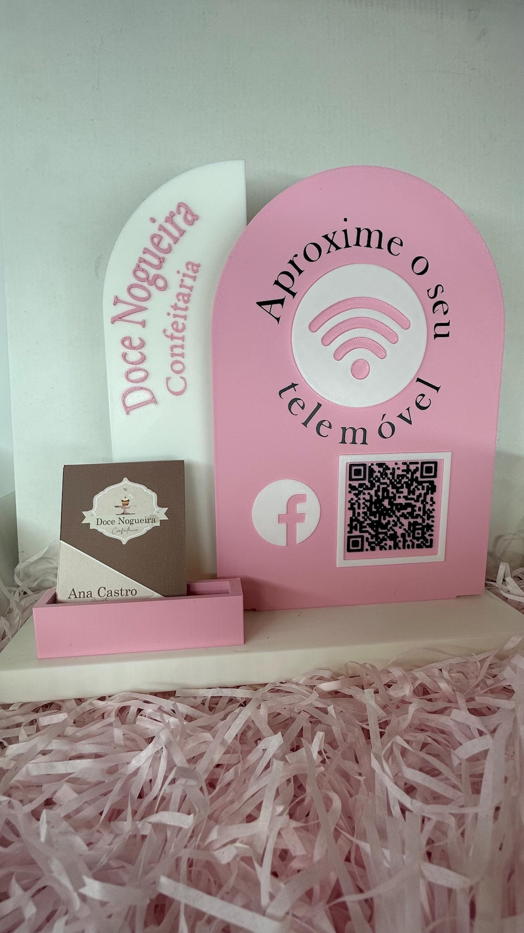 Customized QR Code and NFC Sign – Modern Design for Businesses | Pla - Etsy