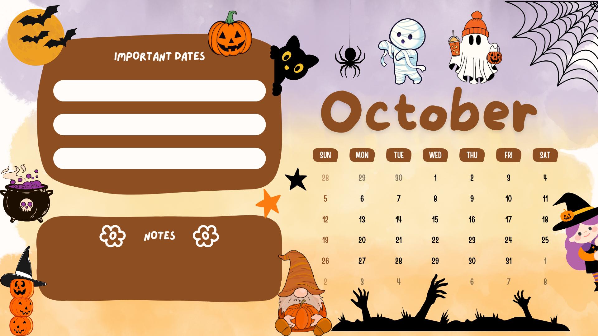 Printbable Kids Calender 2025, Wall Calender PDF, JPG, Children's ...