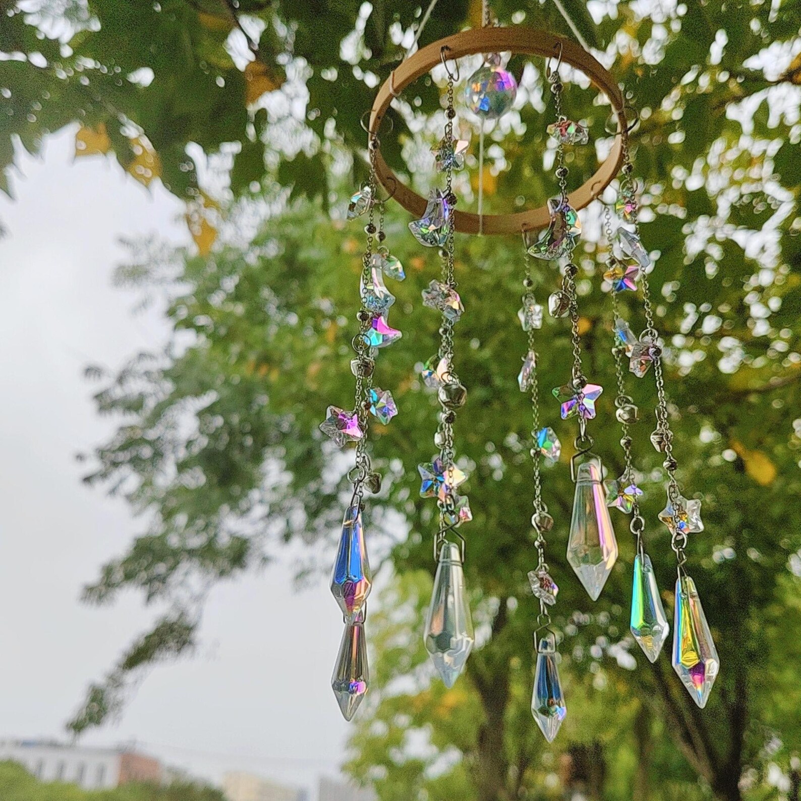 Spring Suncatcher/spring Crystal Decor/crystal Wall Hanging/amethyst ...