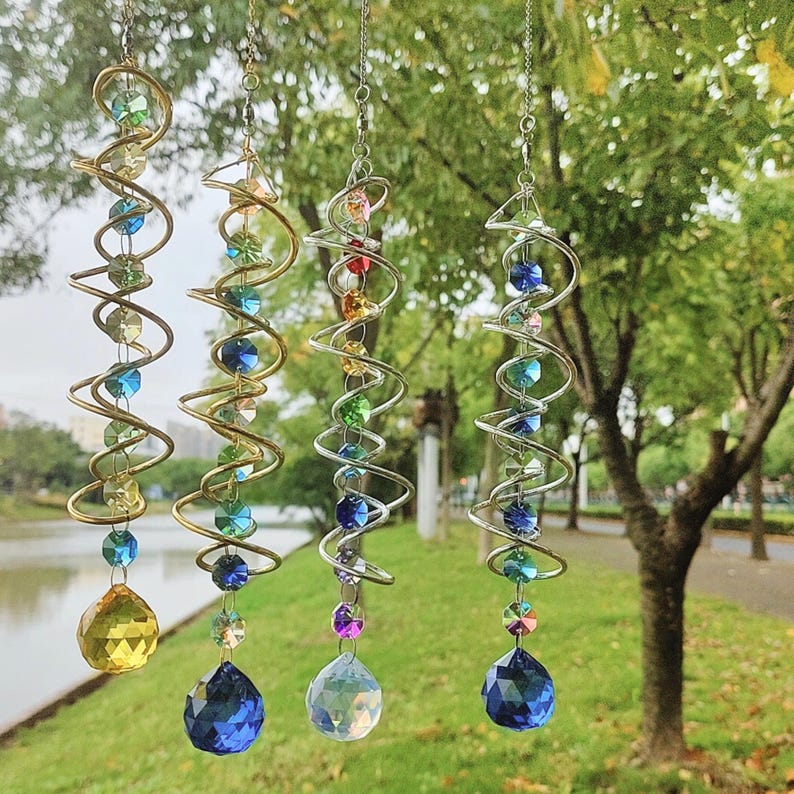Healing Crystal Suncatcher| Sun Catcher for Window Hanging| Wall Decor ...
