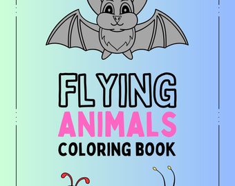 flying animals coloring pages