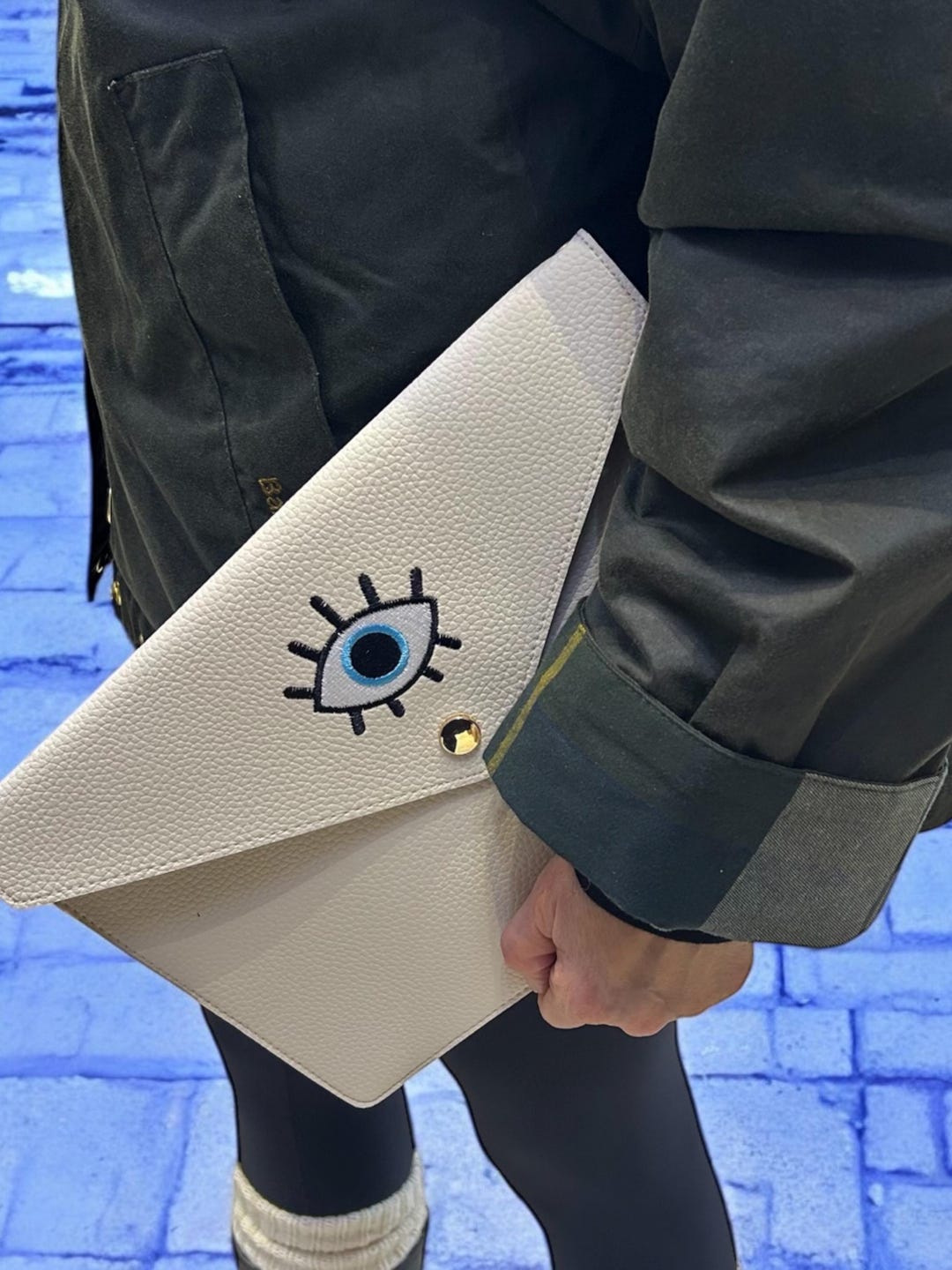 Evil Eye Clutch, Evil Eye Crossbody Bag, Crossbody Shoulder Bag, Unique ...