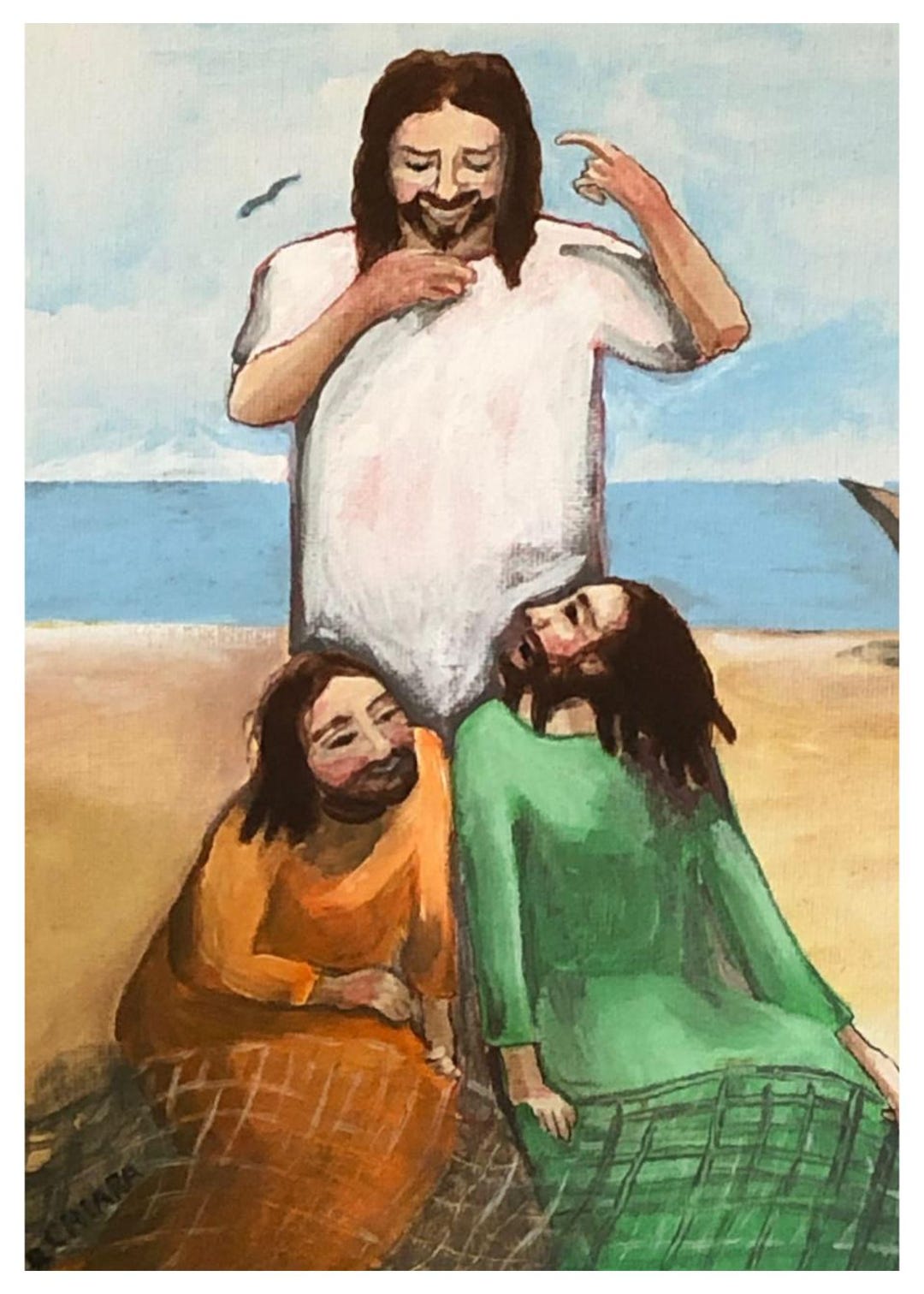 The First Pope Jesus Chooses His First Disciples Peter and Andrew 10 ...