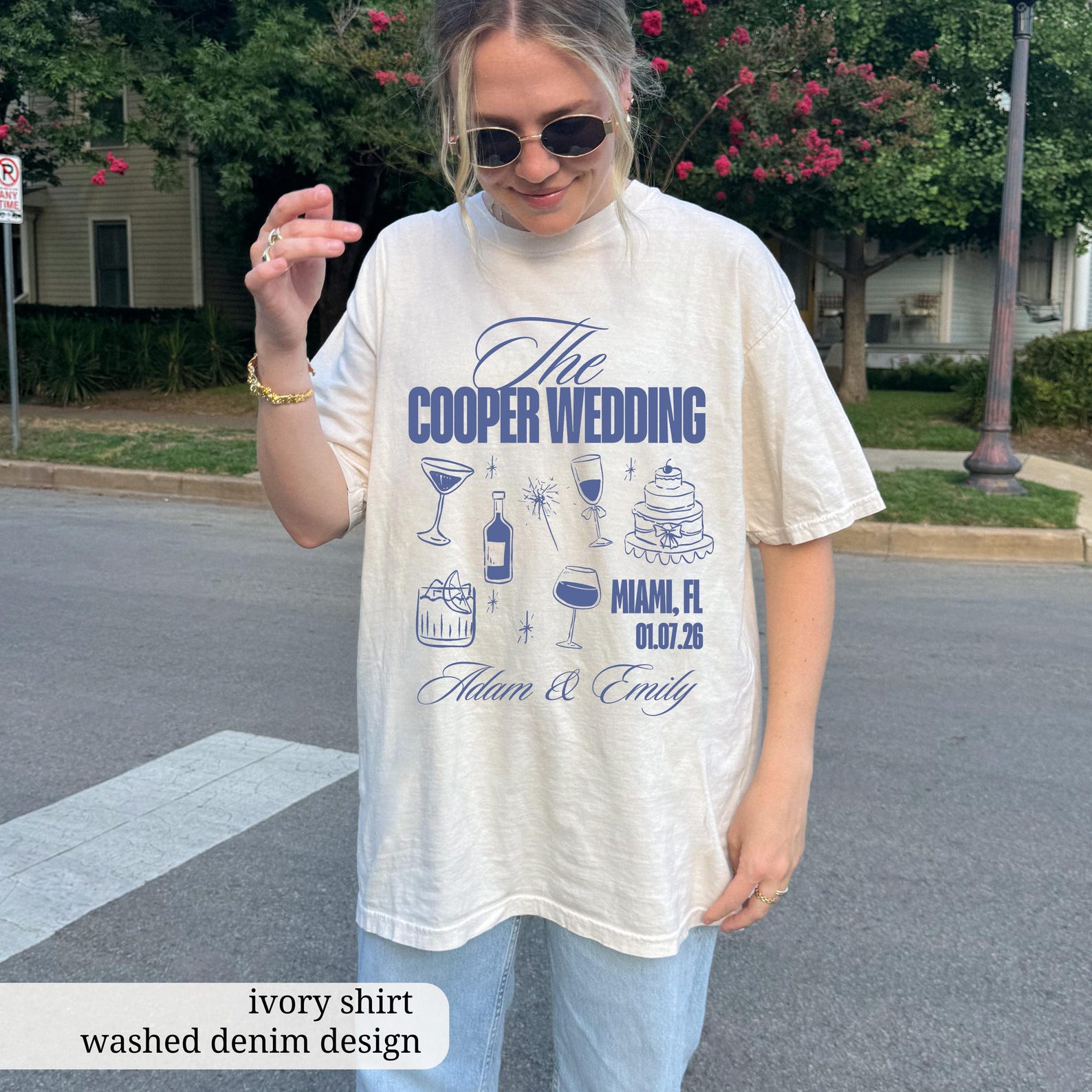 Wedding Toss Shirt, Custom Bride and Groom Tee, Wedding Weekend Outfit ...