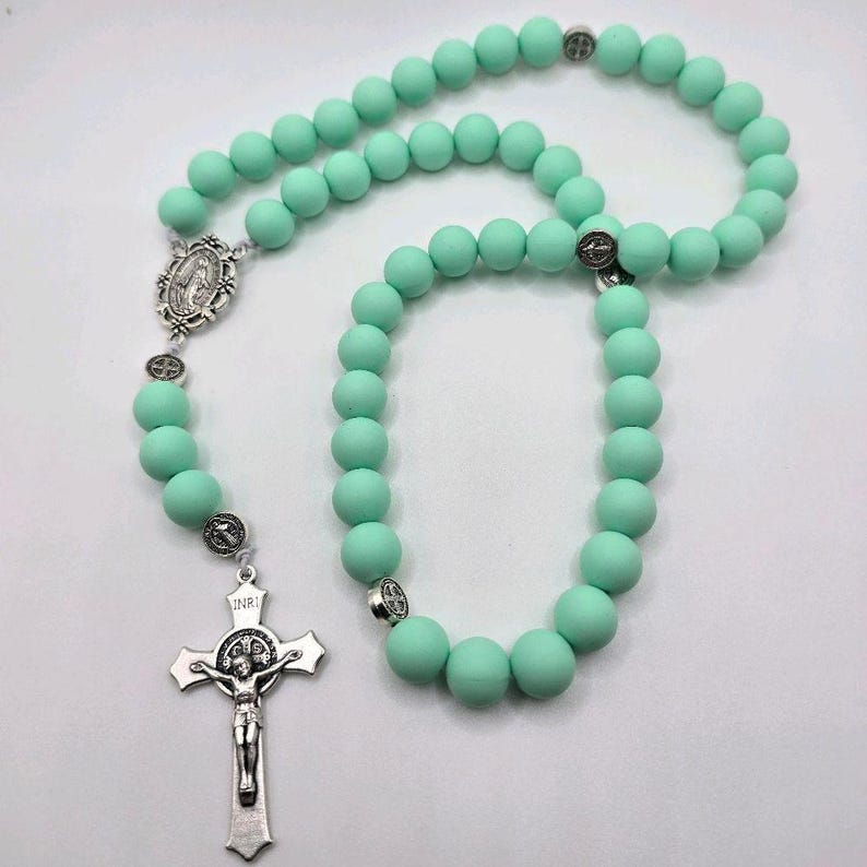 Sensory Silicone Rosary W/ Stretchy Cord Soft Texture Feel - Etsy