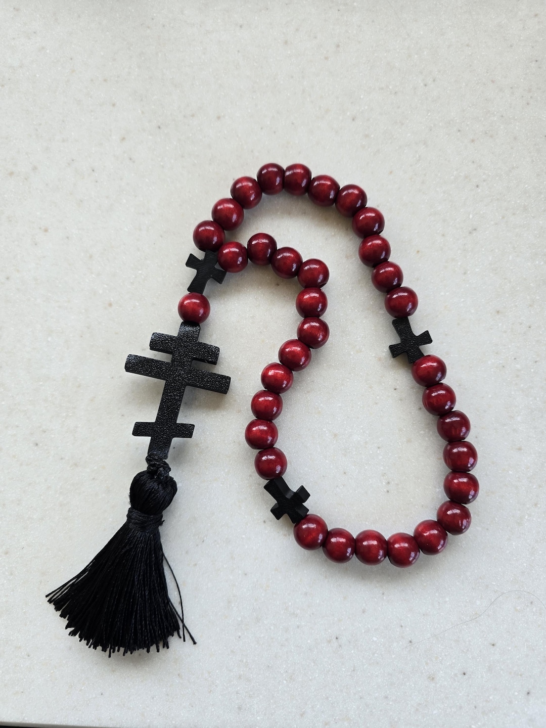 Orthodox Prayer Rope – Komboskini With Cross and Tassel - Etsy