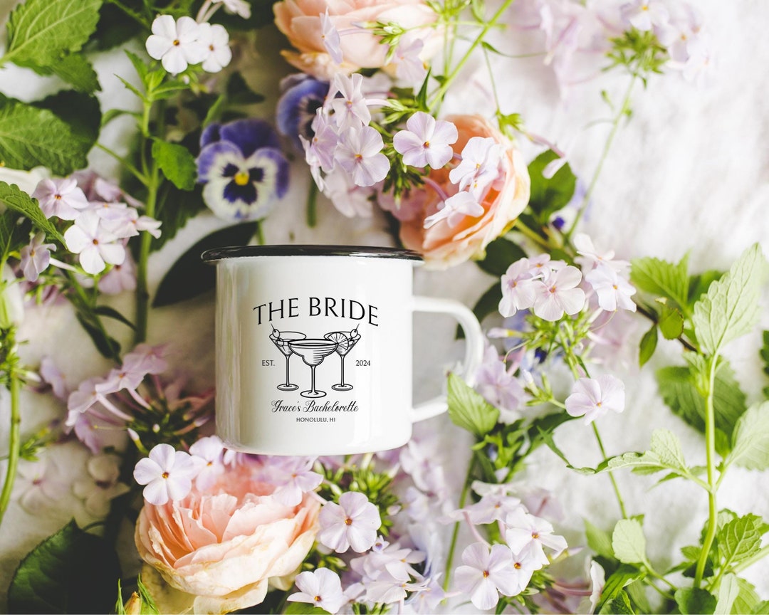 The Bride Club Bachelorette Mug,custom Name and Location, Fun Bride-to ...