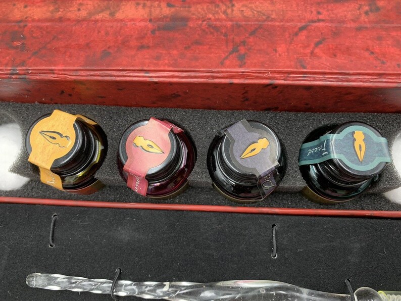 Authentic Models Palette for Pens Glass Pens & Ink Set New Open Box - Etsy