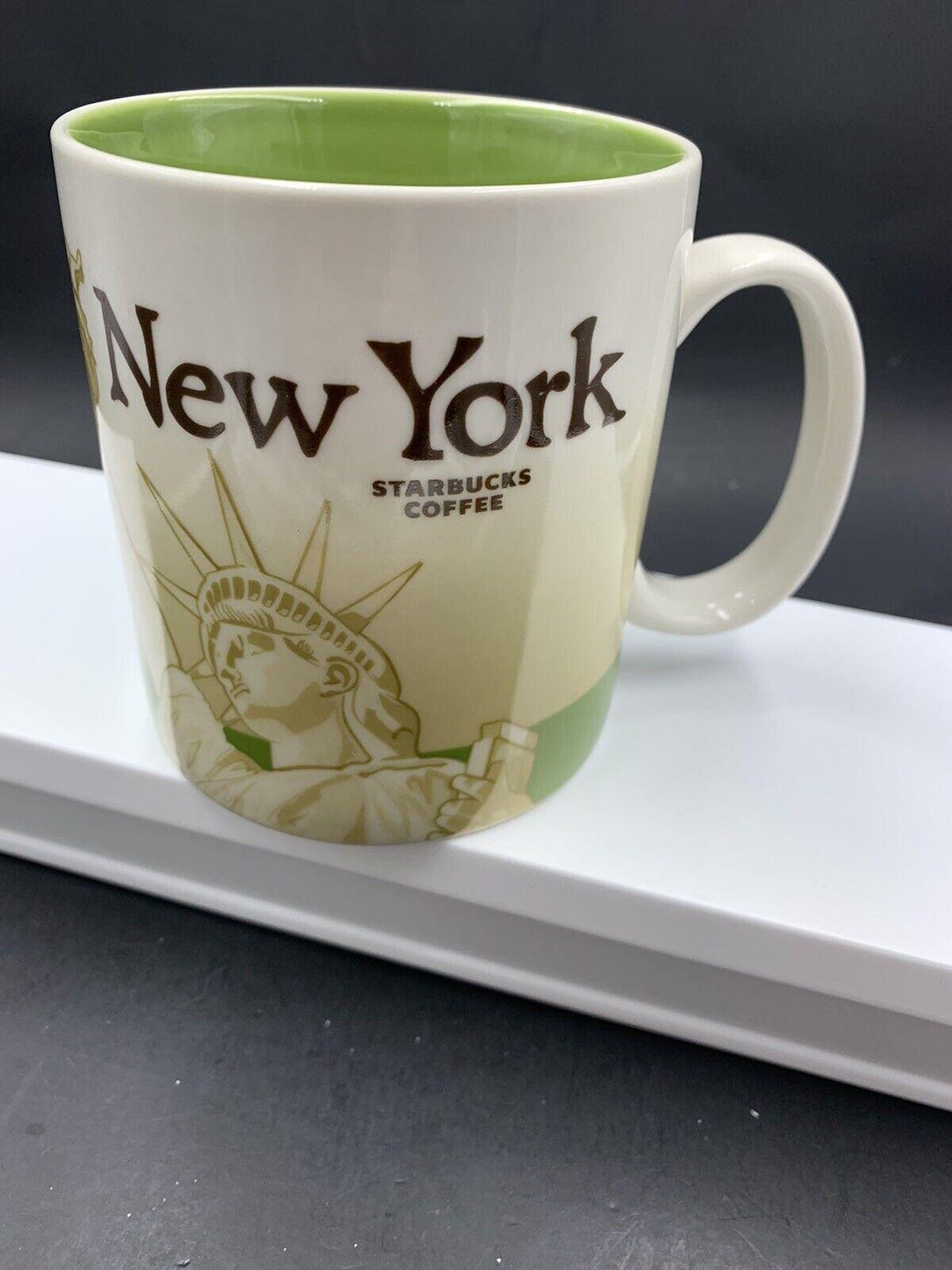 2012 Starbucks New York Global Icon Mug 16 Oz Coffee Cup Statue of ...