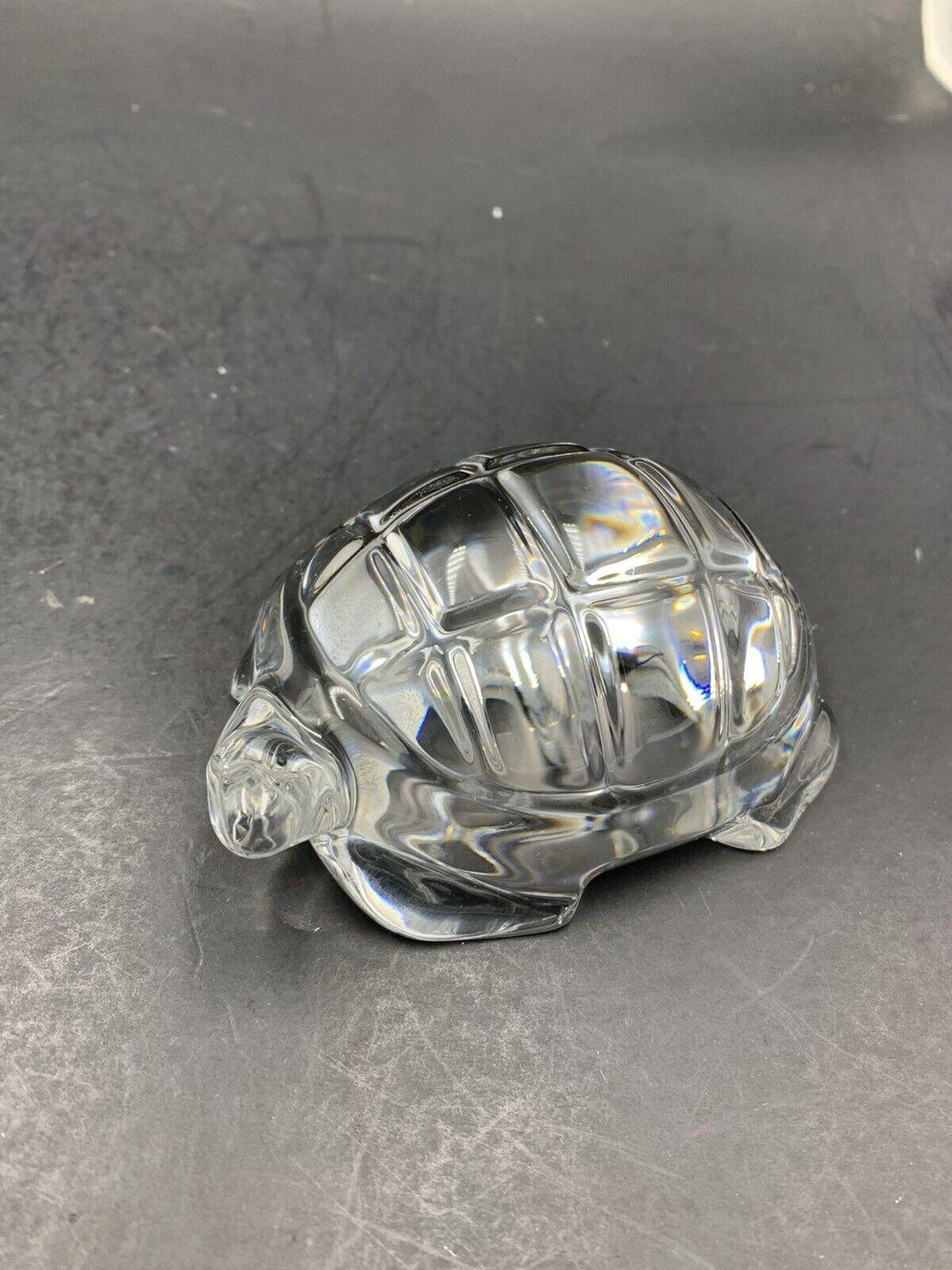 Baccarat Crystal Turtle Paperweight Figurine SIGNED and STAMPED - Etsy