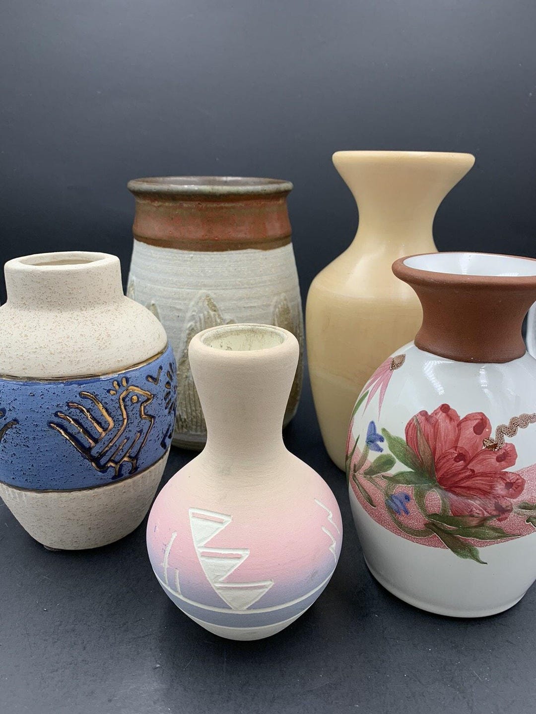 Lot of 5 Vintage Vases Variety Shapes & Sizes GREAT FOR RESELLERS! - Etsy