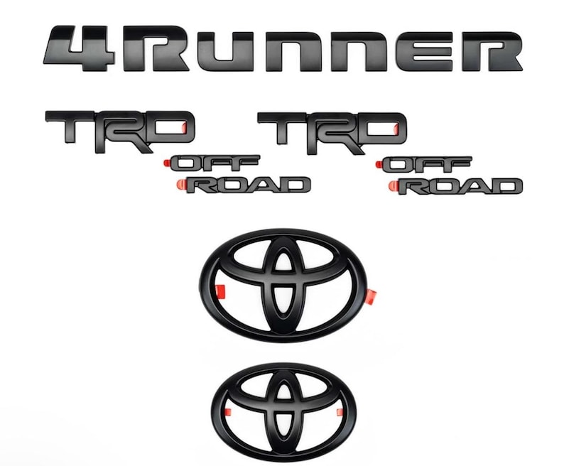 4runner 5th Gen Blackout Emblem Overlay TRD off Road Limited ...