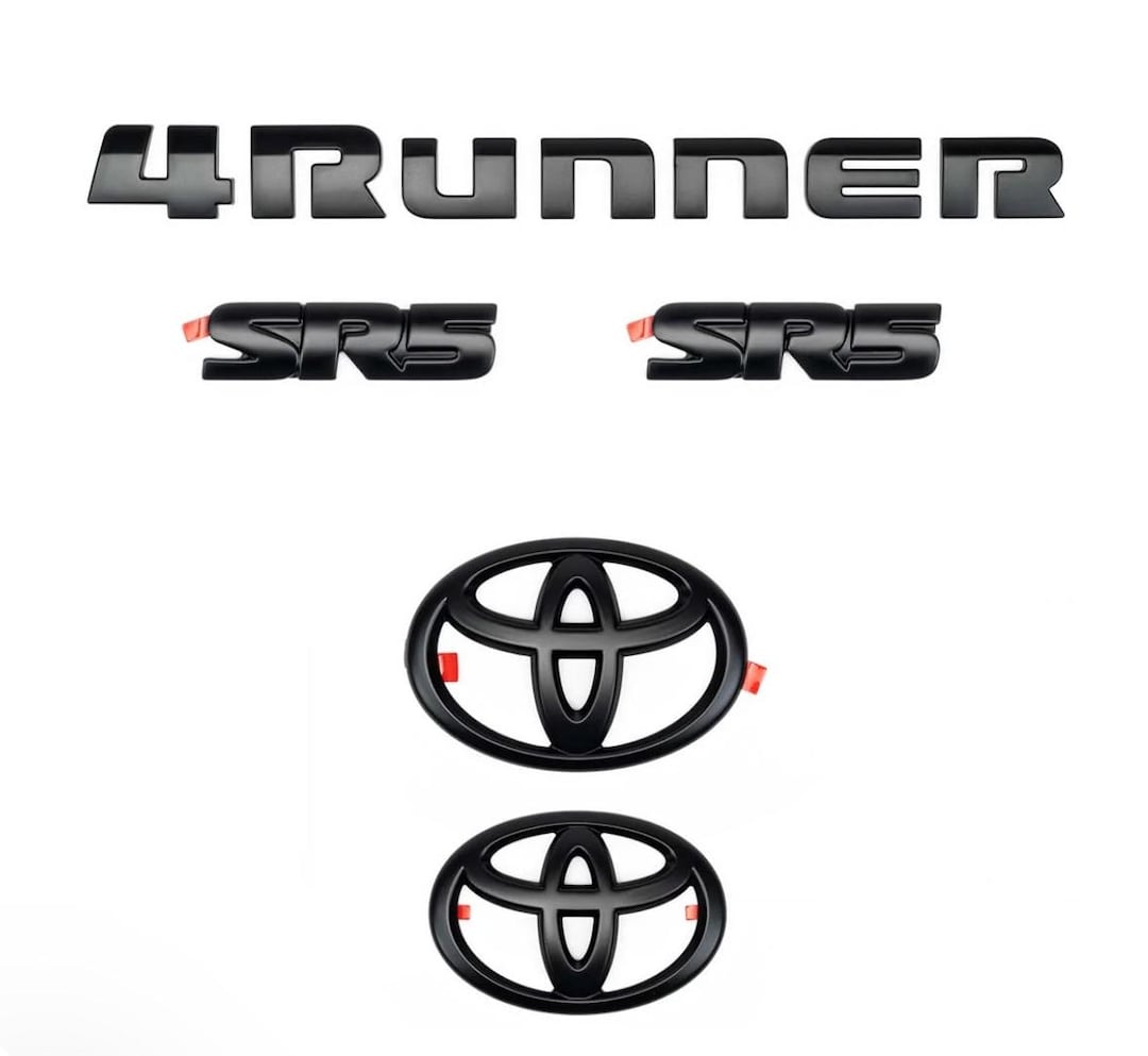 4runner 5th Gen Blackout Emblem Overlay SR5 off Road Limited ...